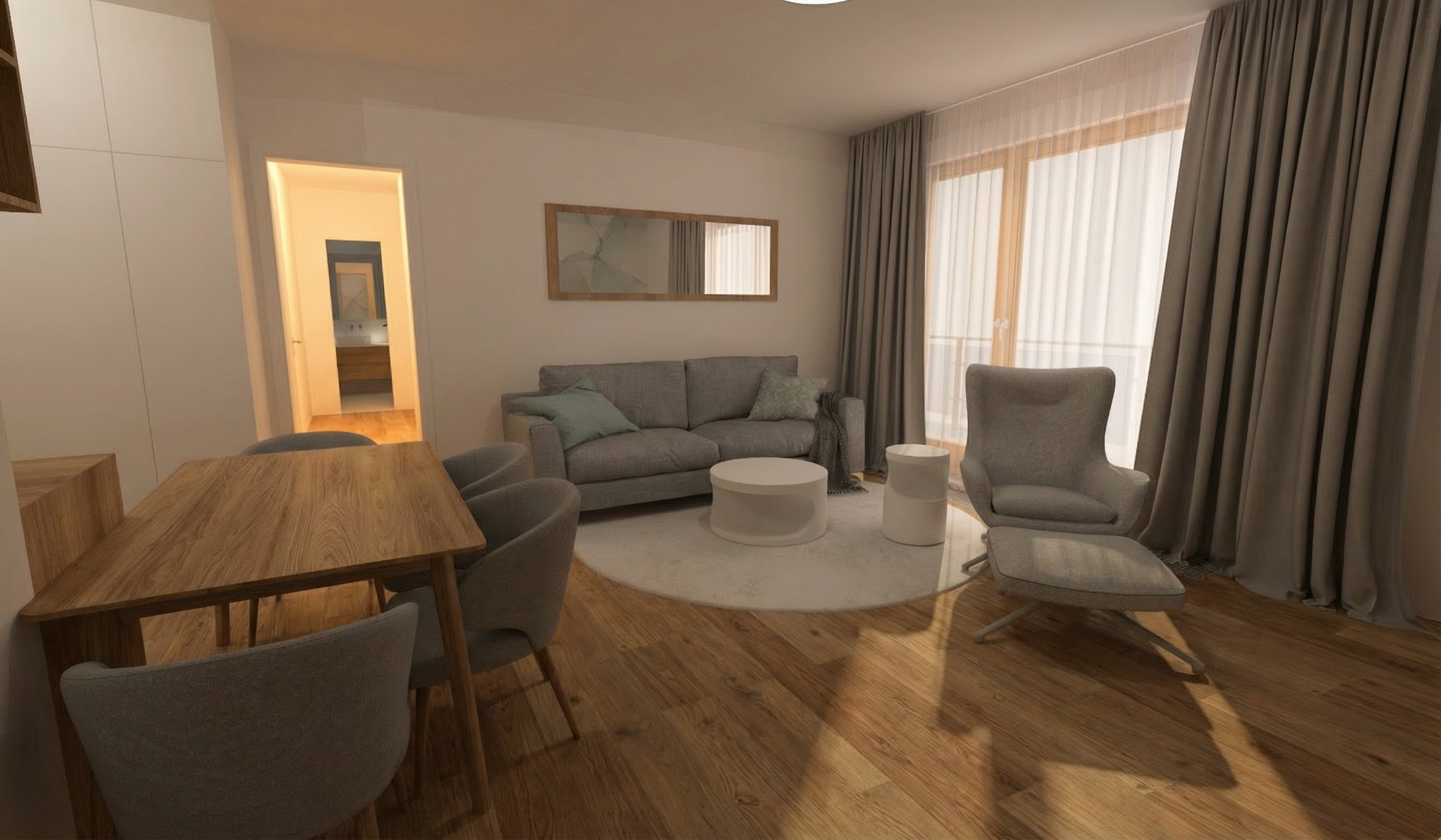 vedle dve do chodby jsou b l vysok sk n sv tlo v chodb