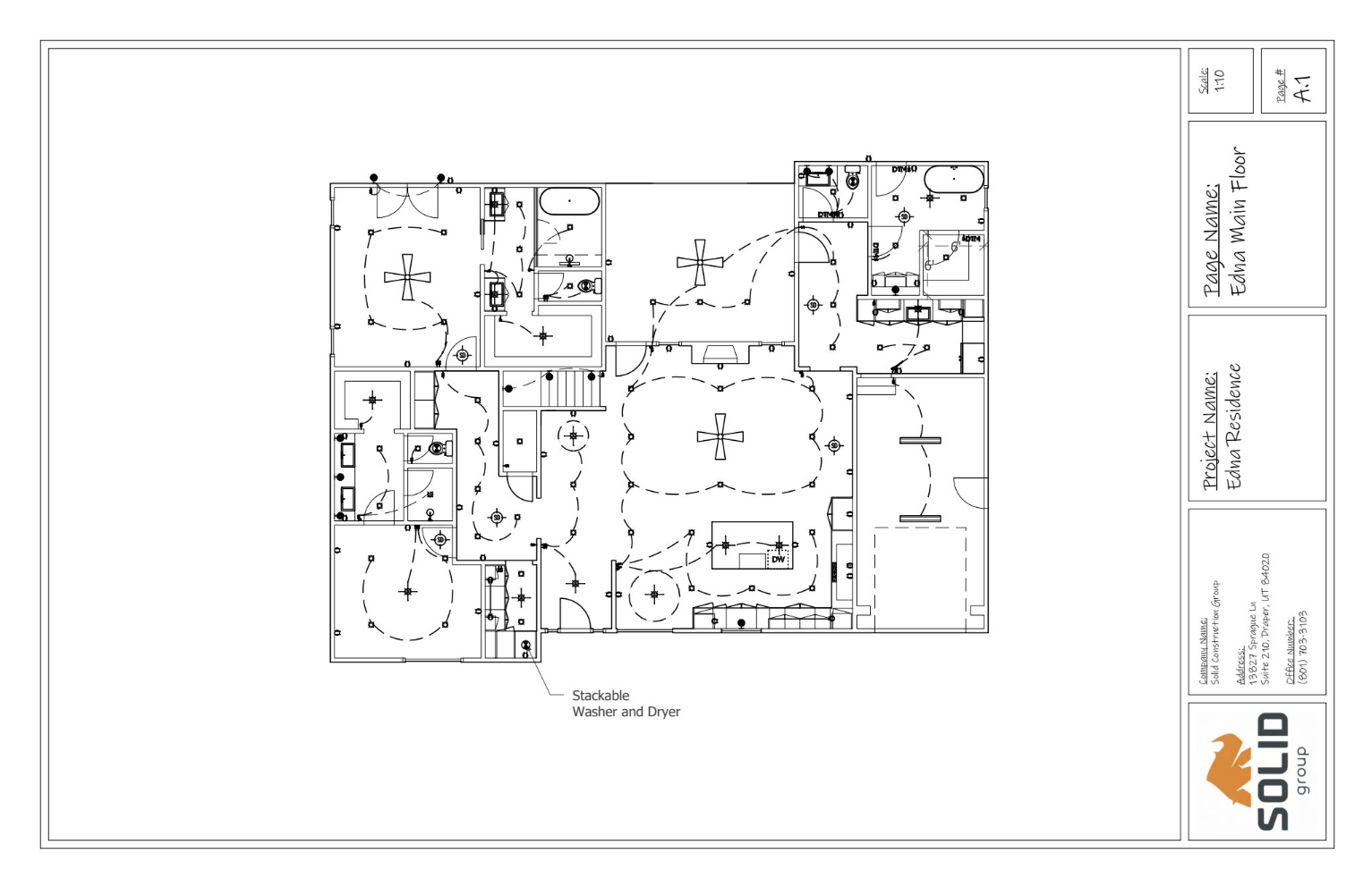 populate empty d floor plan with realistic furniture and fixtures while ...