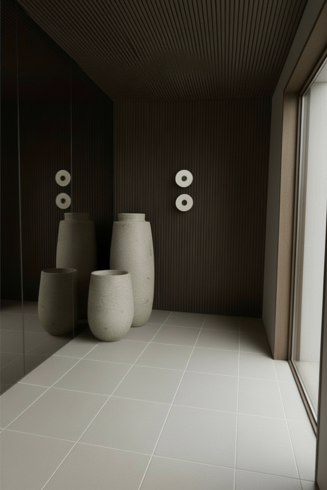 the dark brown timber is a warmer oak