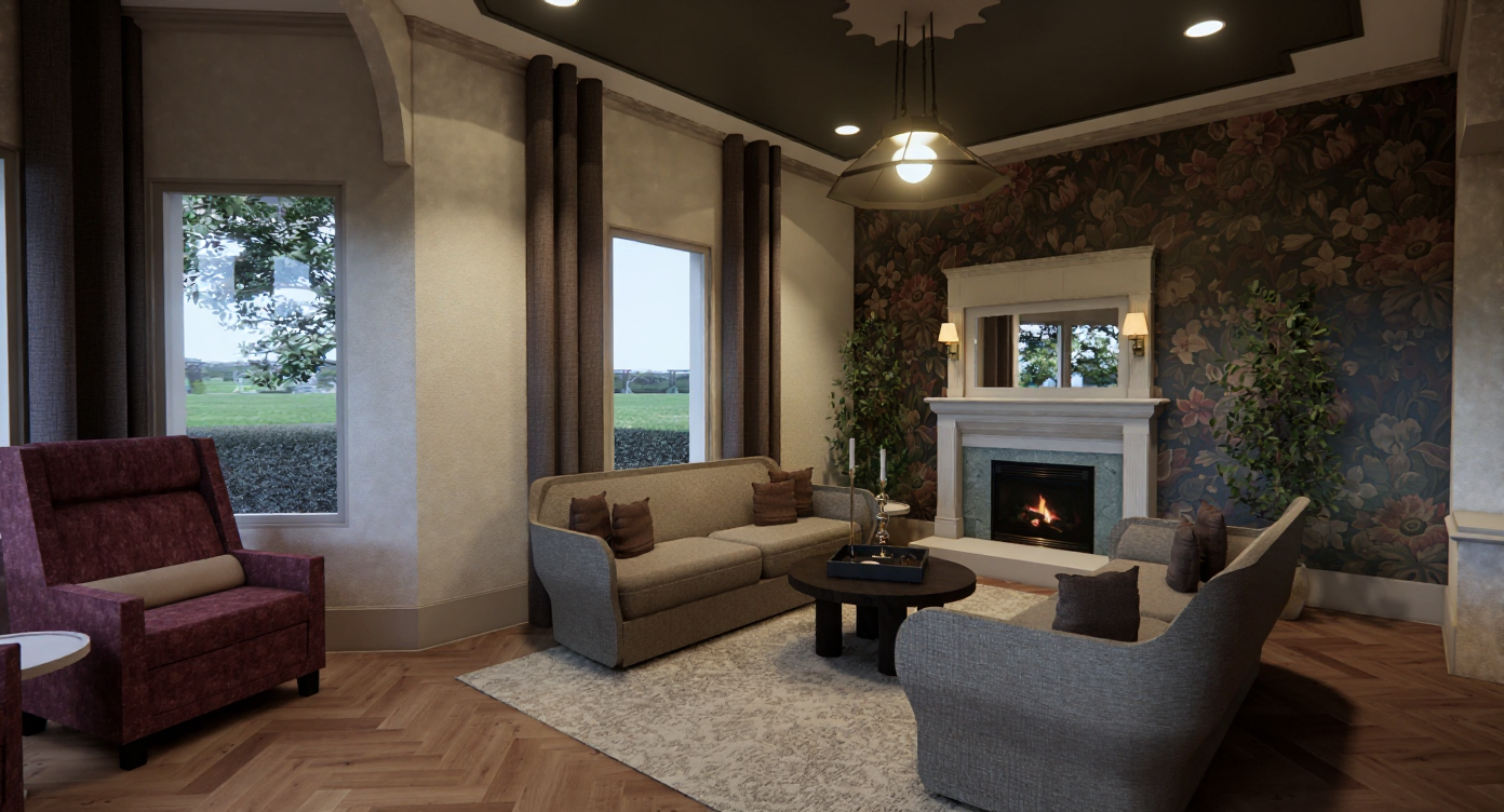 make it less bright but keep everything the same but make the colors ...