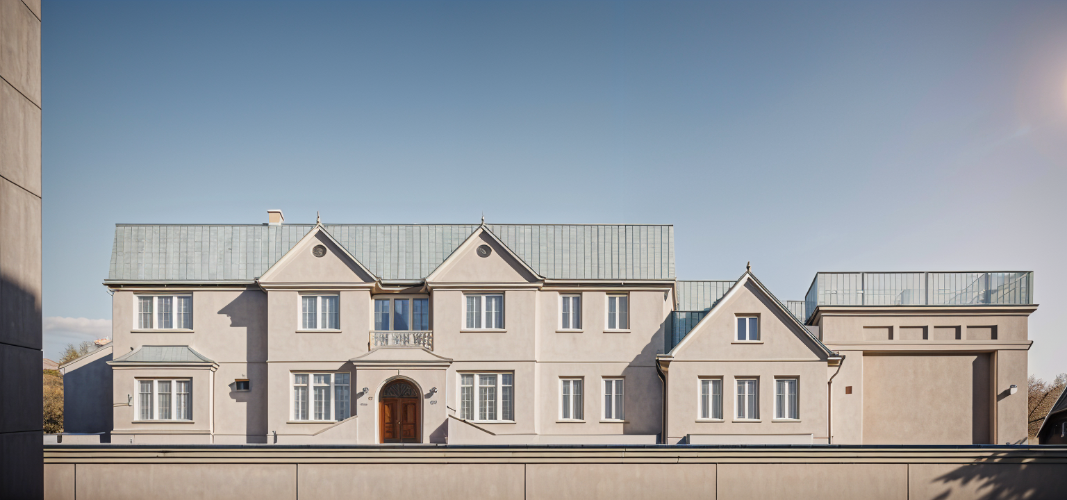 neoclassical exterior shot architecture